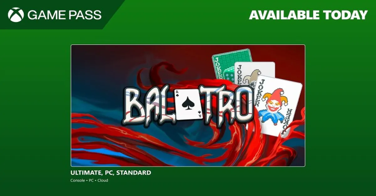 Balatro llega por sorpresa a Xbox Game Pass hoy con una actualización ...
