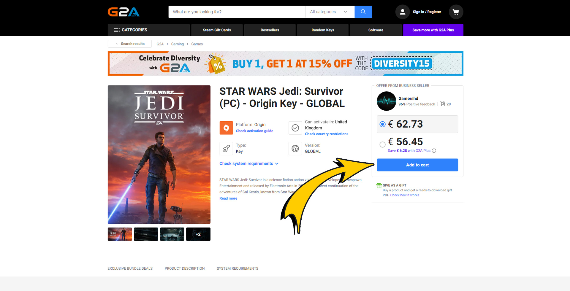 Cómo utilizar tu tarjeta regalo de G2A