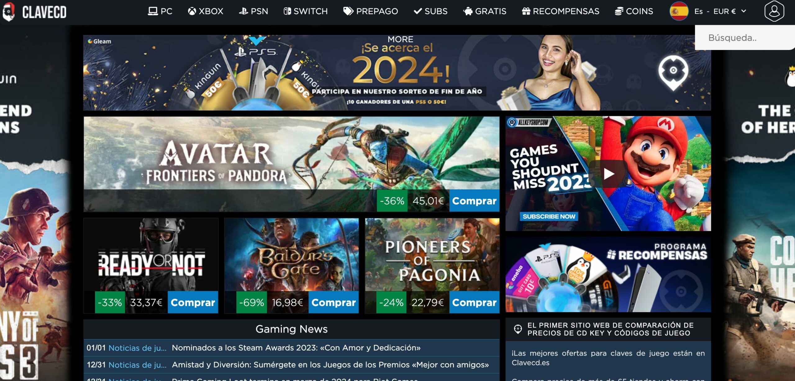 Actualización del sitio web de ClaveCD.es 06 Feb 2024 - Clavecd.es