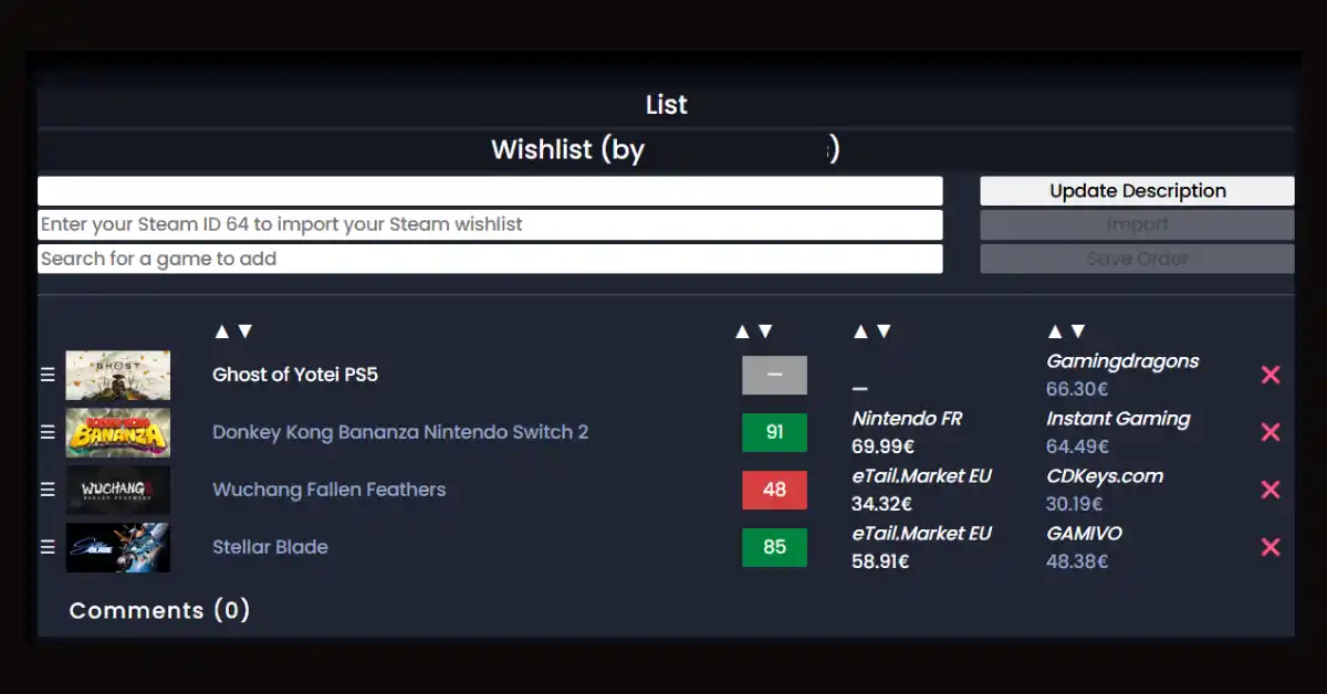 Wishlist: qué es y cómo acceder a ella