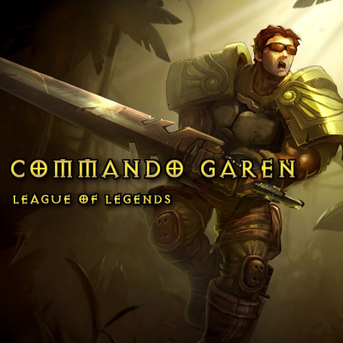 Comprar League Of Legends Skin Commando Garen LAN Tarjeta Prepago ...
